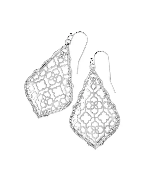 Kendra Scott Addie Drop Earrings - Silver