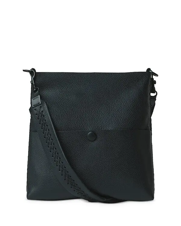 Callista Iconic Leather Messenger Bag - Perissa Black