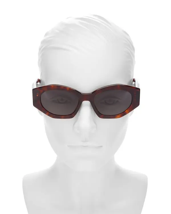 Celine Triomphe Cat Eye Sunglasses - Havana/gray Solid