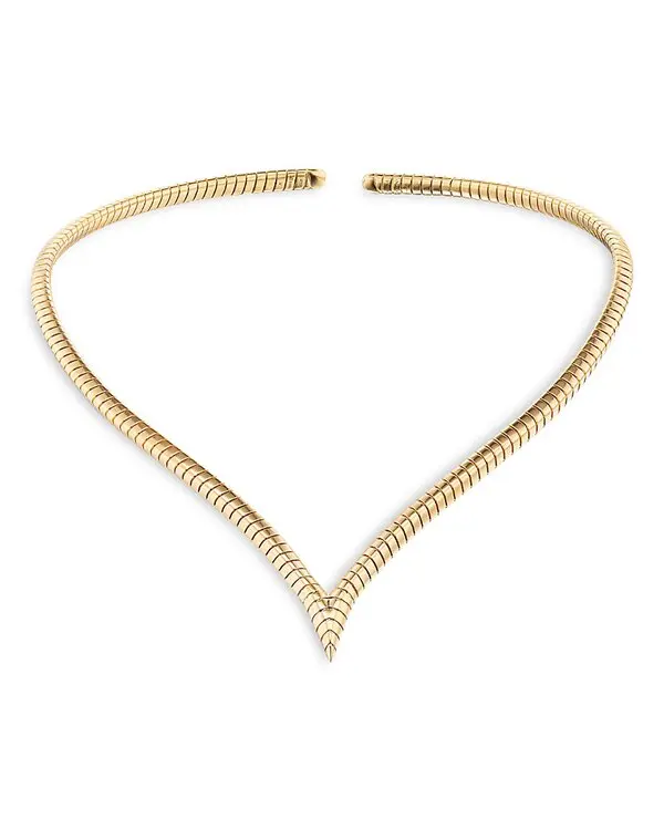 Marina B 18k Gold Trisolina Collar Necklace - Yellow