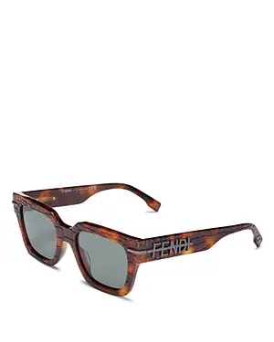 Fendi Fendigraphy Rectangular Sunglasses