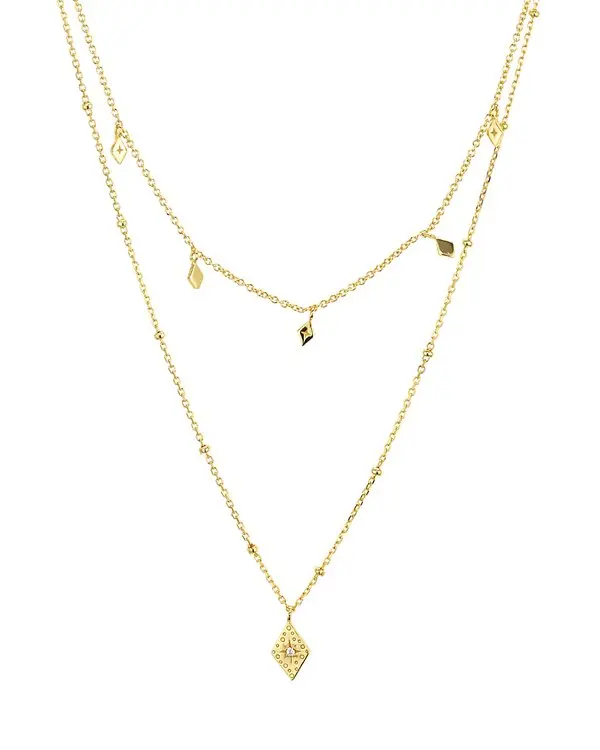 Argento Vivo Layered Pendant Necklace - Gold