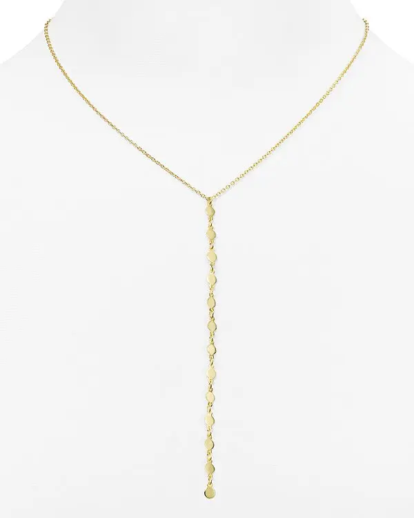 Argento Vivo Carmen Disc Y Necklace - Gold