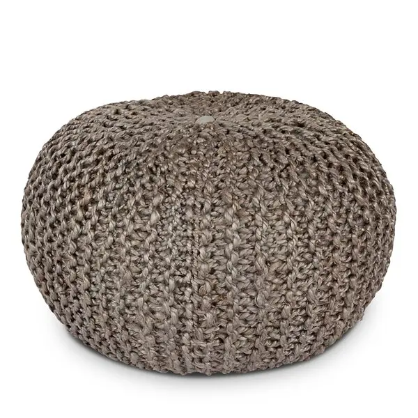 Livabliss Bermuda Pouf - Gray