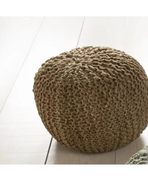 Livabliss Bermuda Pouf - Tan