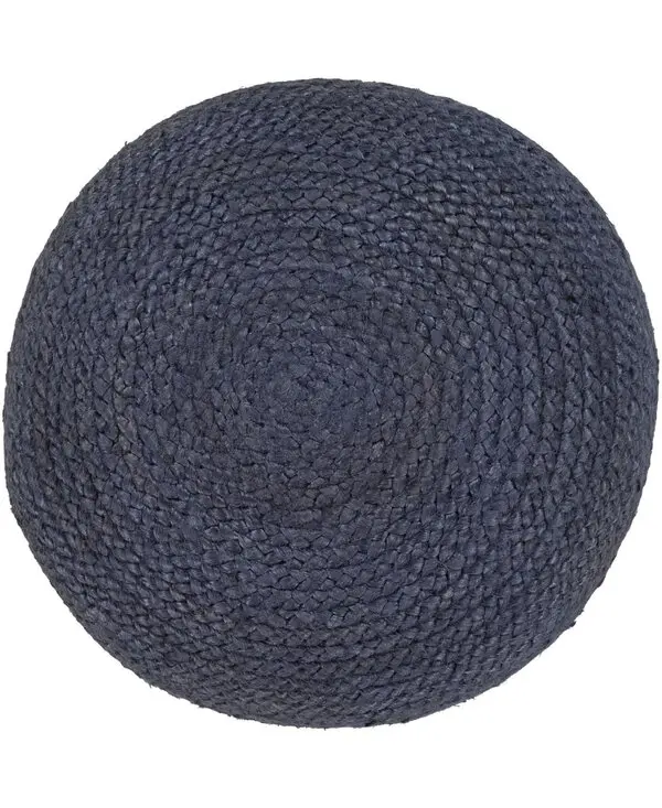 Livabliss Tropics Pouf - Dark Blue