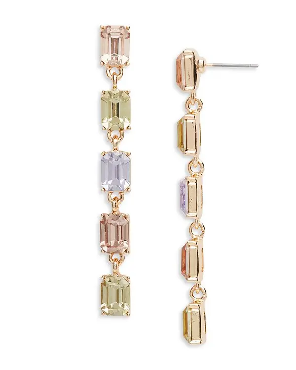 Aqua Stone Drop Earrings - Multi