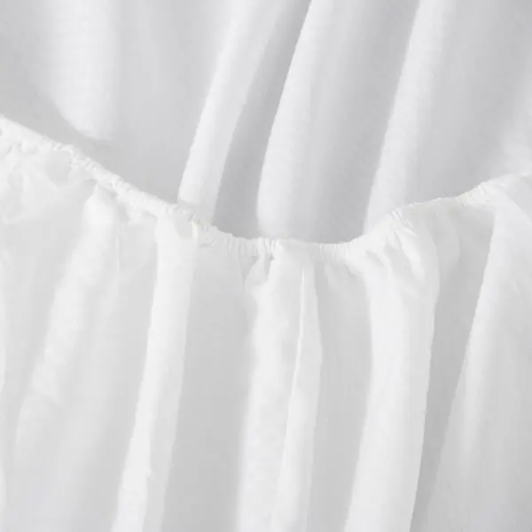 Frette Checkered Sateen Twin Fitted Sheet