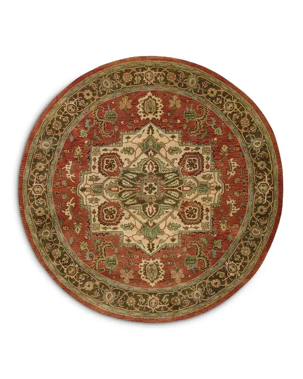 NOURISON HOME Jaipur Ja36 Round Area Rug, 8' X 8