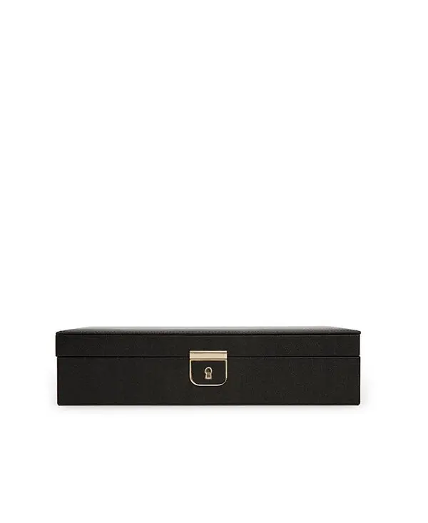 Wolf Palermo Medium Jewelry Box - Black Anthracite