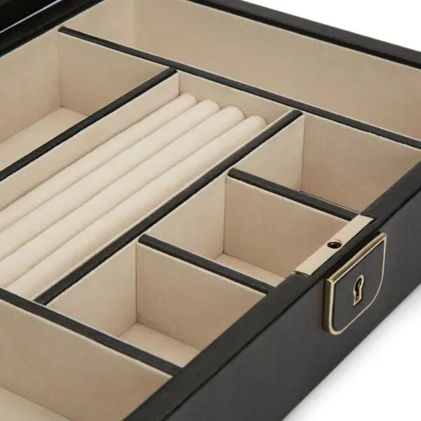 Wolf Palermo Medium Jewelry Box - Black