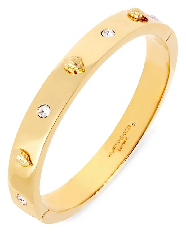 Kurt Geiger Eagle Crystal Bangle - Gold