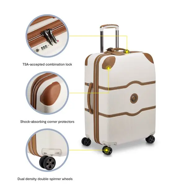 DELSEY PARIS Chatelet Air 2 24-inch Spinner Suitcase - Angora