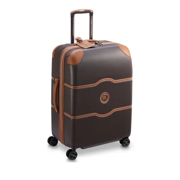 DELSEY PARIS Chatelet Air 24-inch Spinner Suitcase - Chocolate
