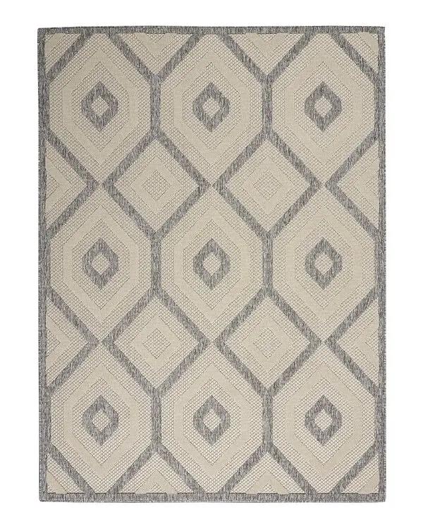NOURISON HOME Cozumel Czm02 Area Rug, 4' X 6 - Cream