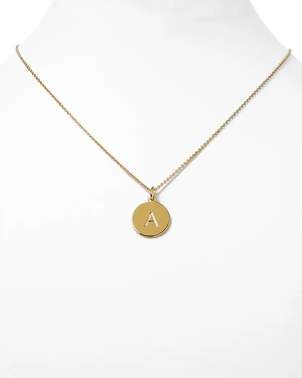 Kate Spade New York Initial Pendant Necklace - K/gold