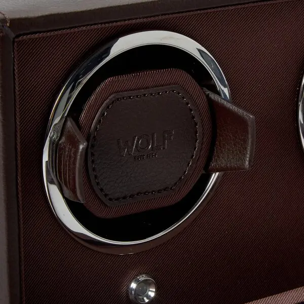 Wolf Cub Double Watch Winder With Cover