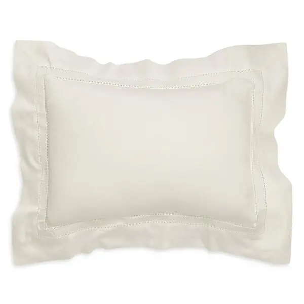 Frette Doppio Ajour Boudoir Sham - Milk