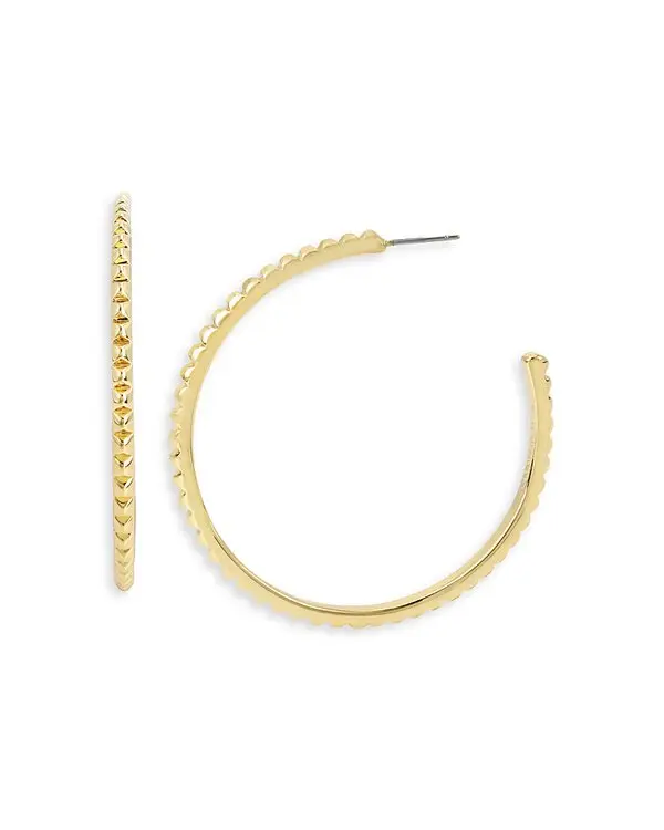 ALLSAINTS Studded Hoop Earrings - Gold