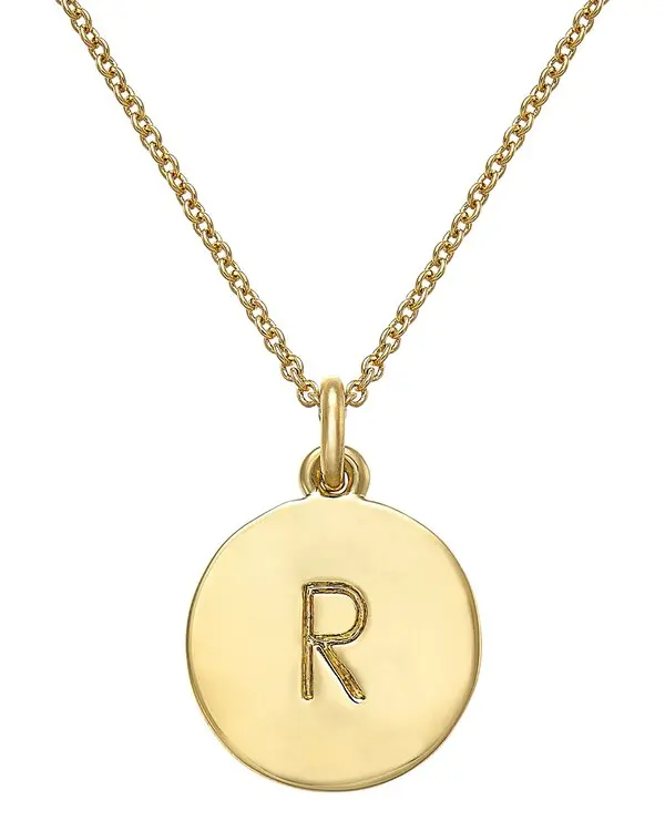Kate Spade New York Initial Pendant Necklace - R/gold