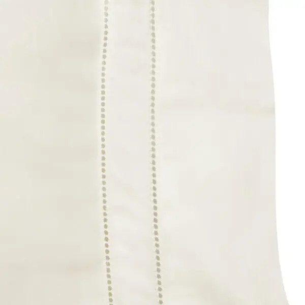 Frette Essentials Doppio Ajour Standard Sham - Milk