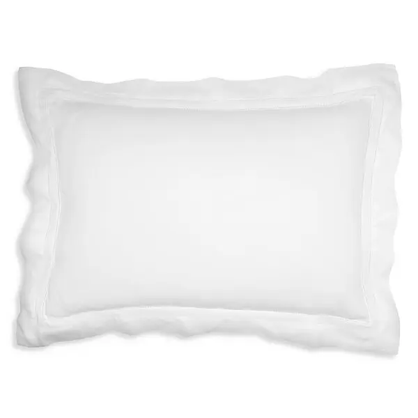 Frette Essentials Doppio Ajour King Sham - White