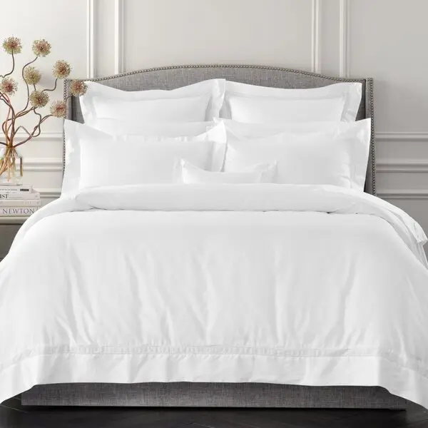 Frette Essentials Doppio Ajour King Pillowcase - White