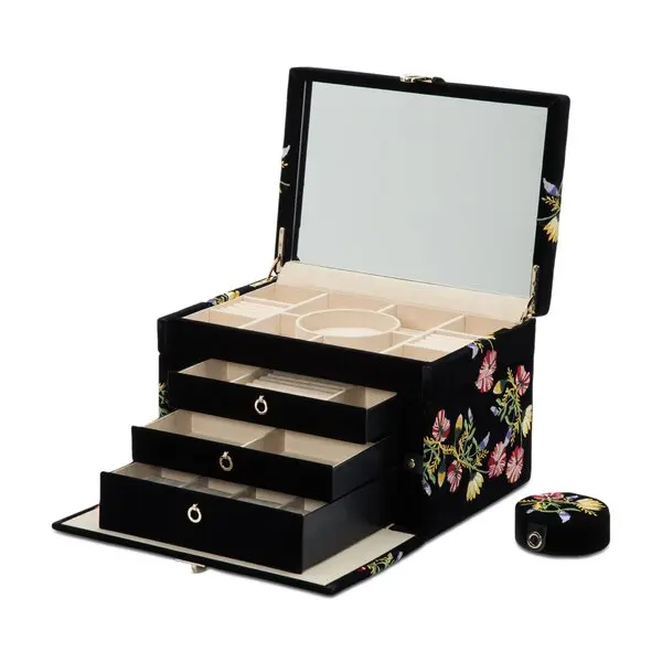 Wolf Zoe Large Jewelry Box - Indigo