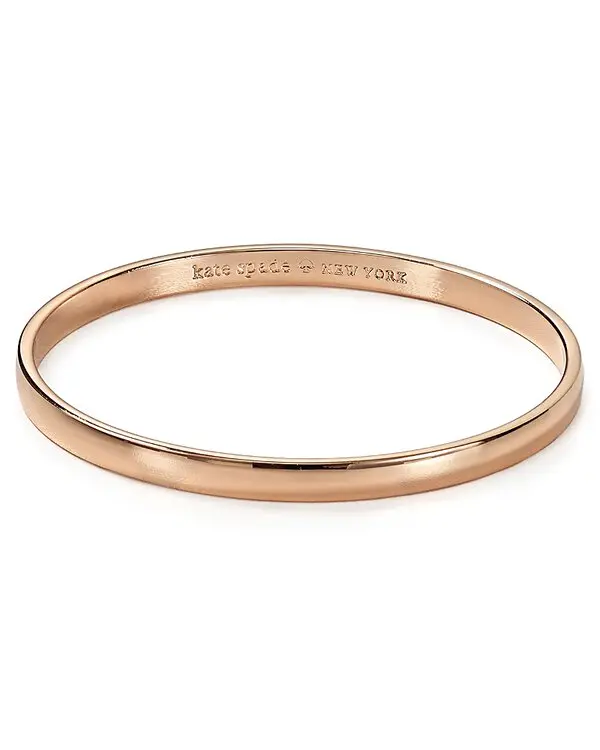Kate Spade New York Stop And Smell The Roses Idiom Bangle - Rose Gold