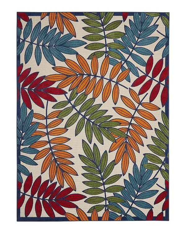 NOURISON HOME Aloha Alh18 Area Rug, 6' X 9 - Multicolor
