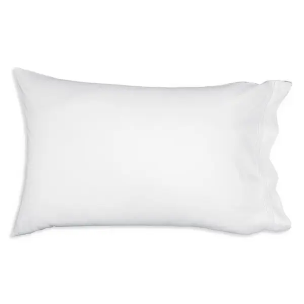 Frette Essentials Doppio Ajour Standard Pillowcase - White