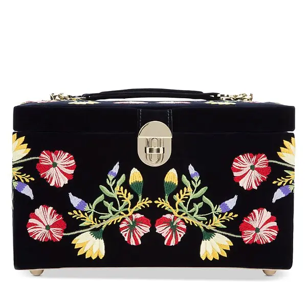 Wolf Zoe Medium Jewelry Box - Indigo