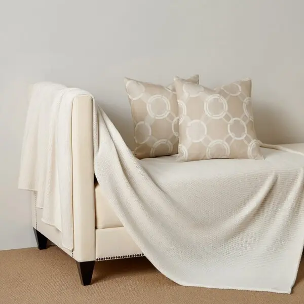 Frette Lux Chains Decorative Pillow, 20 X 20