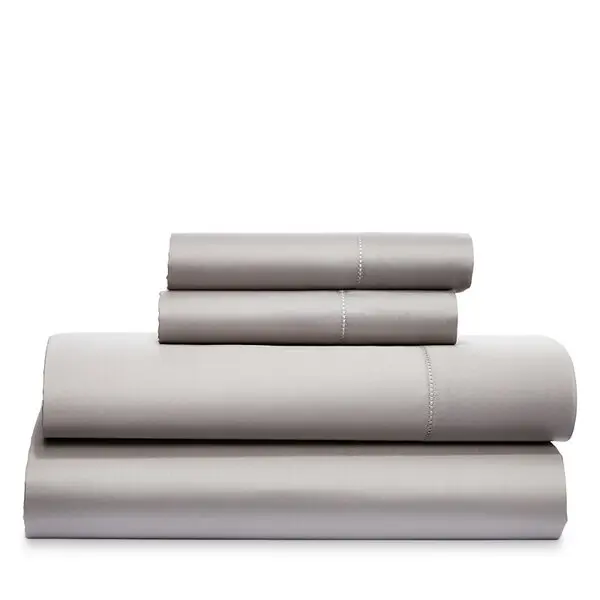 Frette Essentials Single Ajour 4 Piece Queen Sheet Set - Grey