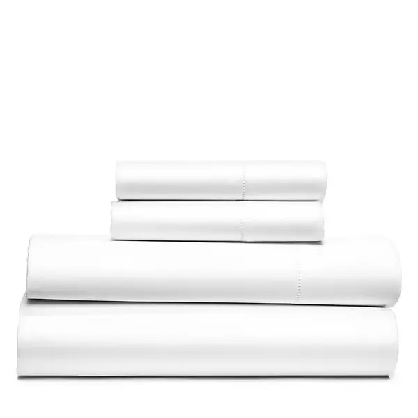 Frette Essentials Single Ajour 4 Piece Queen Sheet Set - White