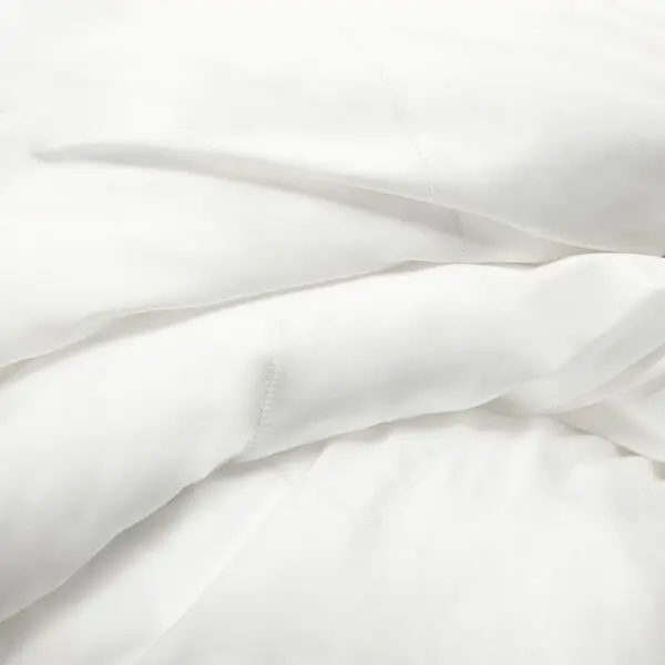 Frette Essentials Single Ajour Queen Duvet Cover - Milk