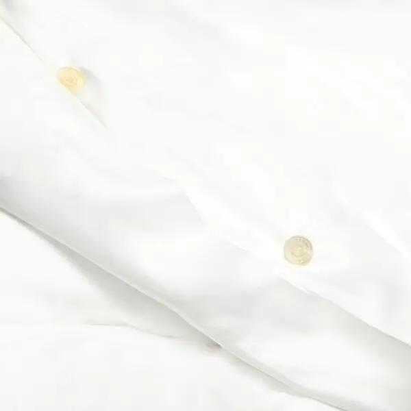Frette Essentials Single Ajour Queen Duvet Cover - Milk