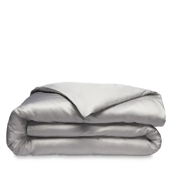 Frette Essentials Single Ajour King Duvet Cover - Gray Cliff