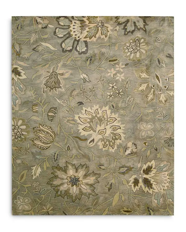 NOURISON HOME Jaipur Ja41 Area Rug, 7'9 X 9'9 - Silver