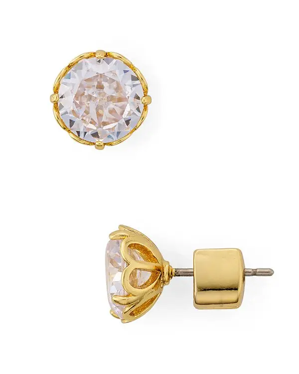 Kate Spade New York That Sparkle Round Earrings - Clear/gold