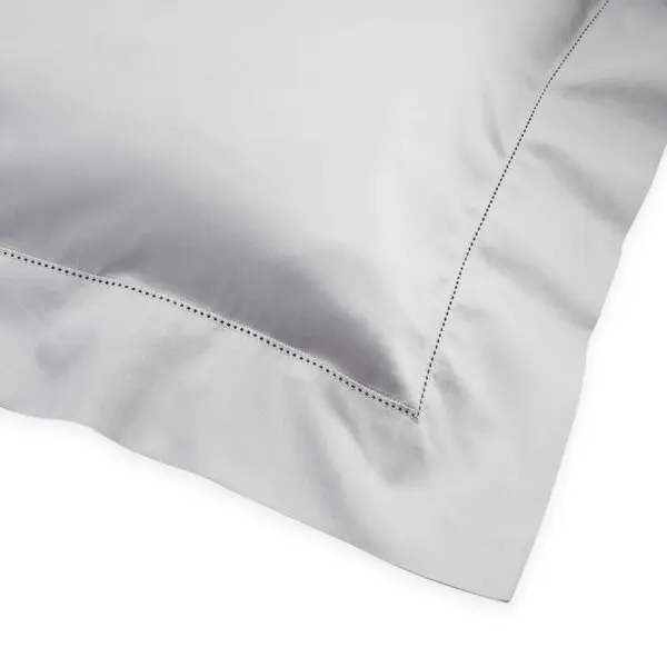 Frette Single Ajour Standard Sham - Gray Cliff
