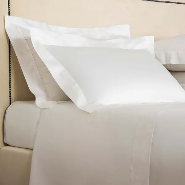 Frette Single Ajour King Sham - Milk