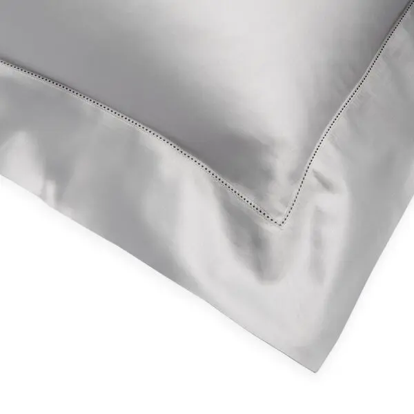 Frette Single Ajour Euro Sham - Gray Cliff