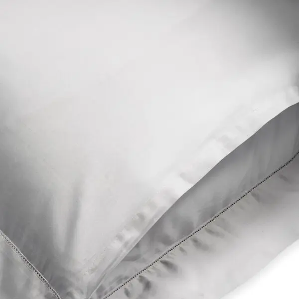 Frette Single Ajour Euro Sham - Gray Cliff