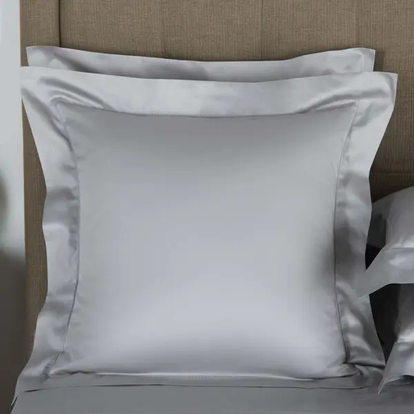 Frette Single Ajour Euro Sham - Gray Cliff