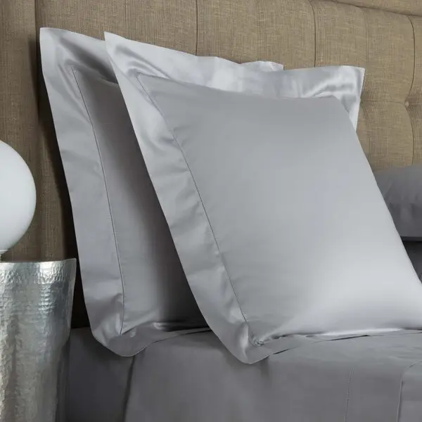 Frette Single Ajour Euro Sham - Gray Cliff
