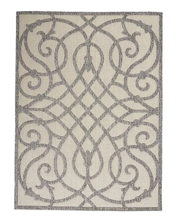 NOURISON HOME Cozumel Czm04 Area Rug, 4' X 6 - Cream Grey
