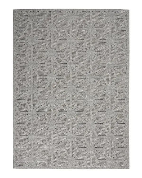 NOURISON HOME Cozumel Czm01 Area Rug, 5'3 X 7'3 - Light Grey