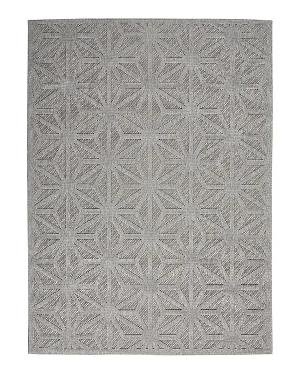 NOURISON HOME Cozumel Czm01 Area Rug, 8'10 X 11'10 - Light Grey