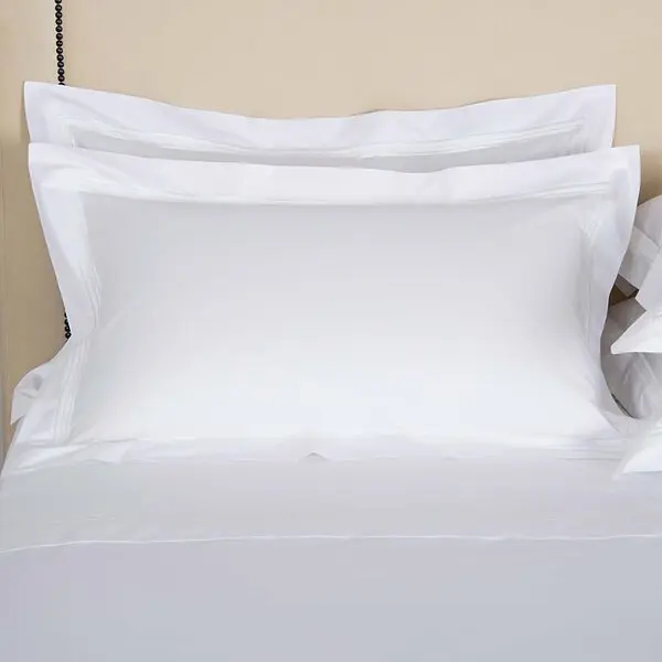 Frette Triplo Popeline King Sham, King - White/milk
